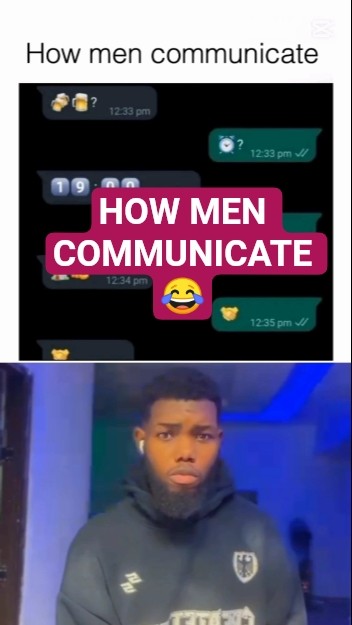 How men communicate😂😂😅 #memes - YouTube