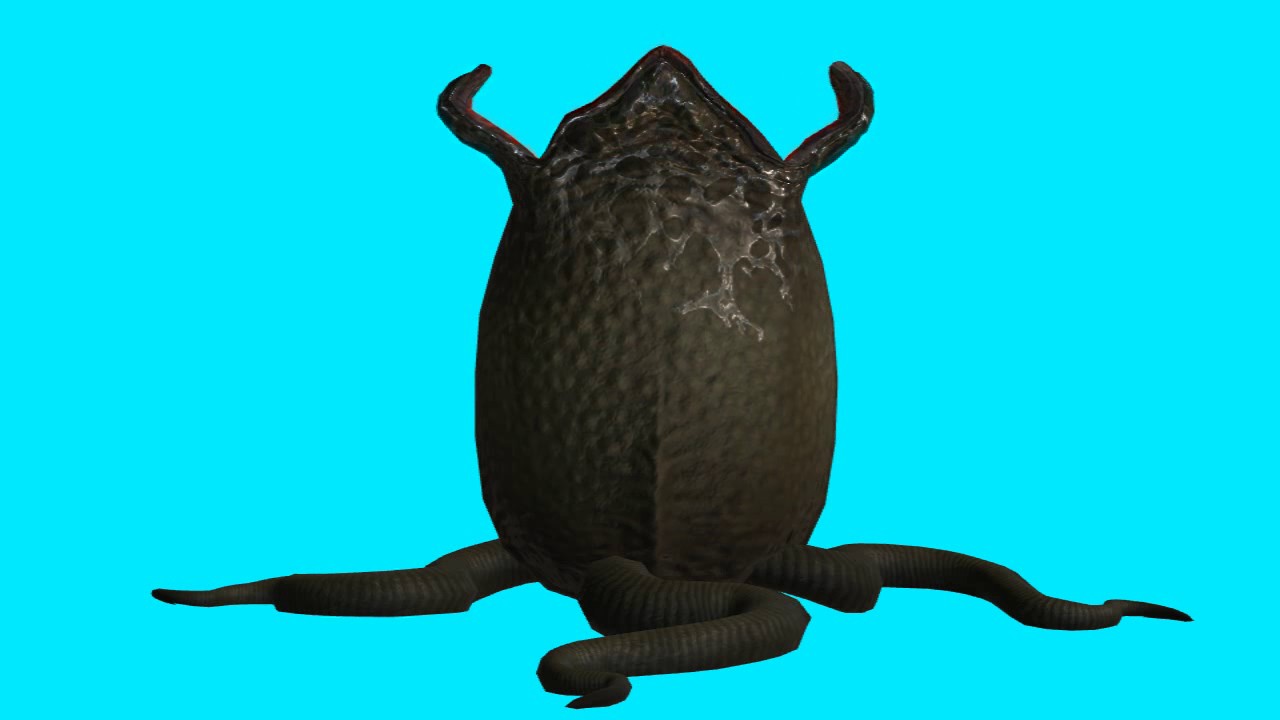 alien egg animated 1 chroma - YouTube