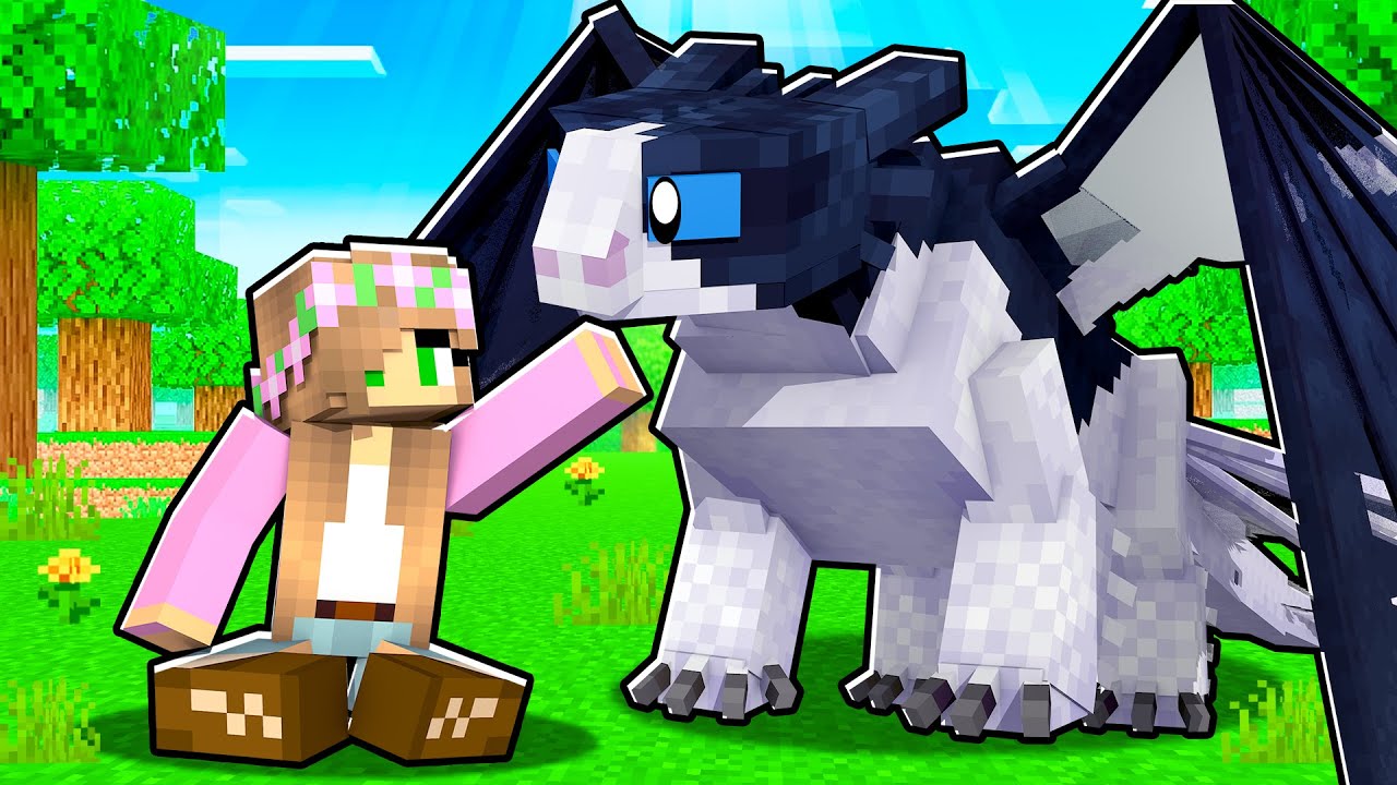 Little Kelly Trains Her Night Light! - Minecraft Dragons - YouTube