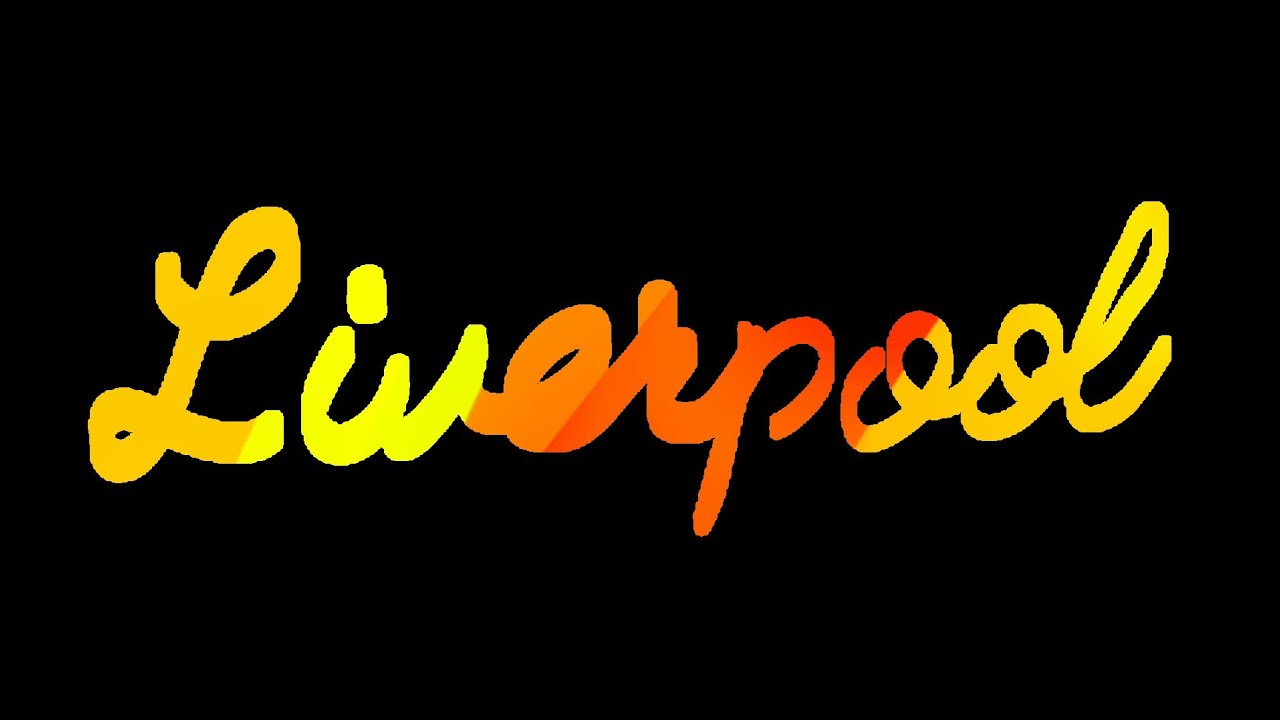 Writing Liverpool In Glowing At - YouTube
