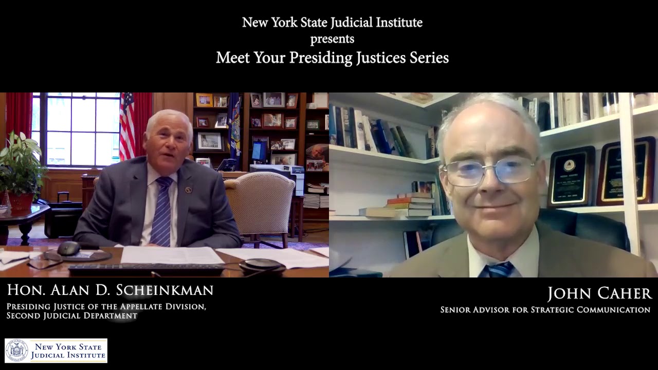 Meet Your PJ: Hon. Alan D. Scheinkman - YouTube