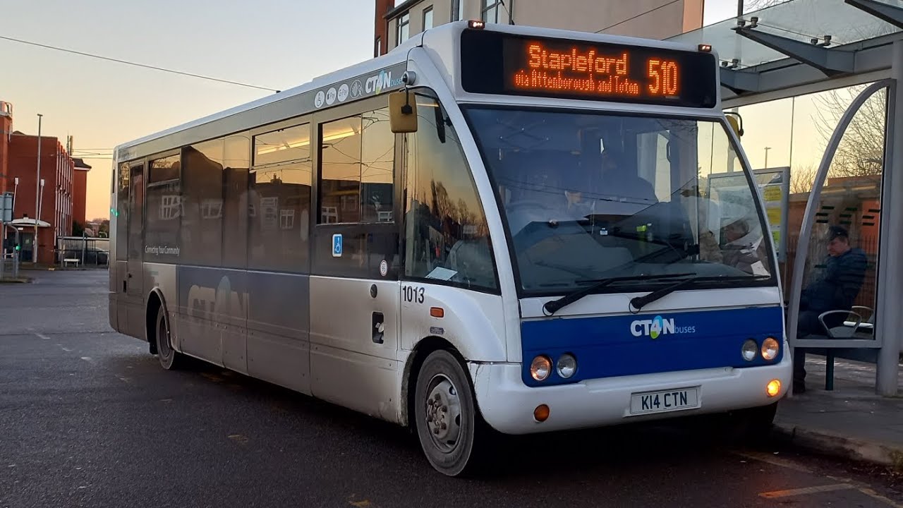 CT4N 1013 (K14 CTN) | Optare Solo | Route 510 - YouTube