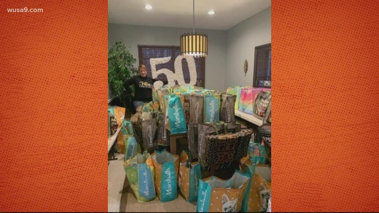 Woman gives away 50 gift bags to the homeless for her 50th birthday ...
