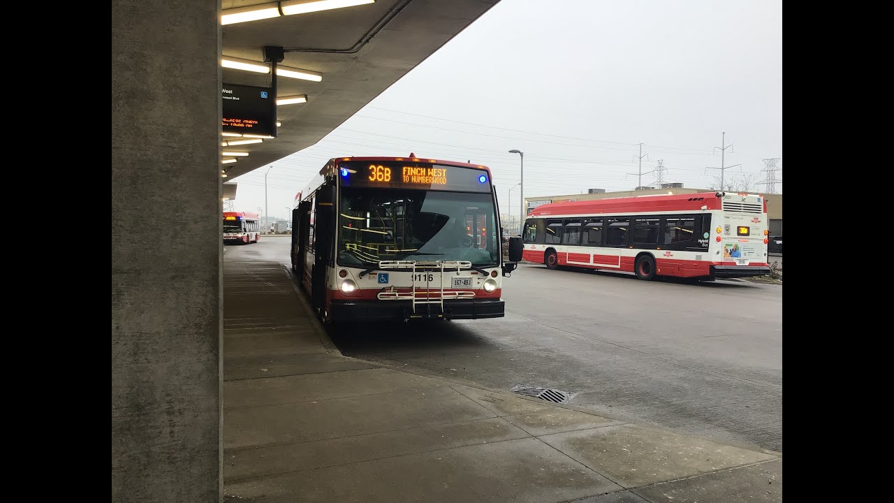 TTC Ride Video on 9111 on route 36 Finch West - YouTube