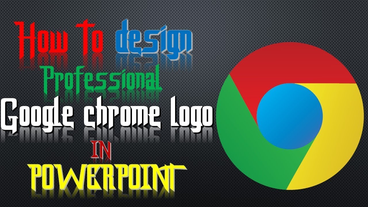 How to design professional and animated Google chrome logo in ...