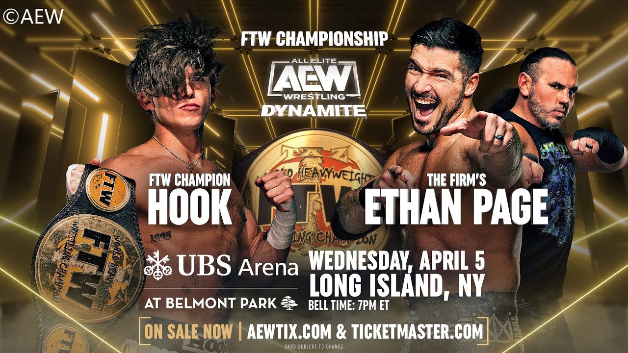 HOOK (c) vs Ethan Page / FTW Title Match / AEW Dynamite #183 / WWE 2K23 ...
