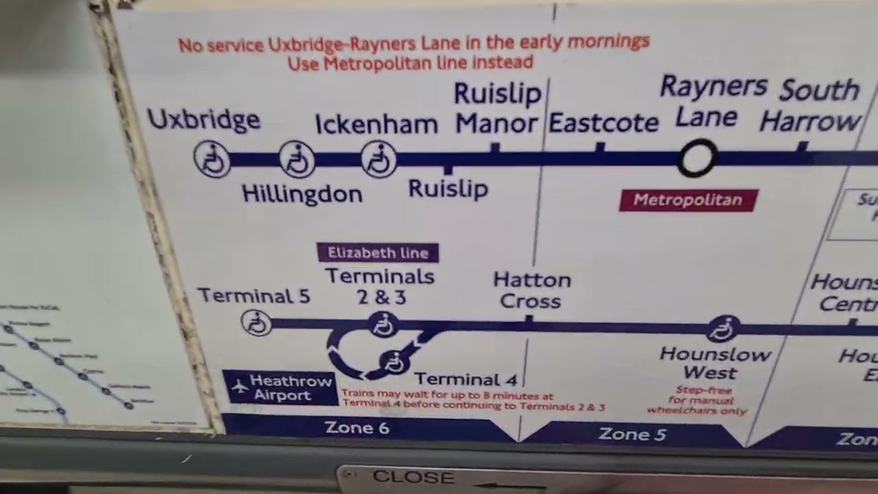 Elizabeth line Added on the Piccadilly Line Map - YouTube