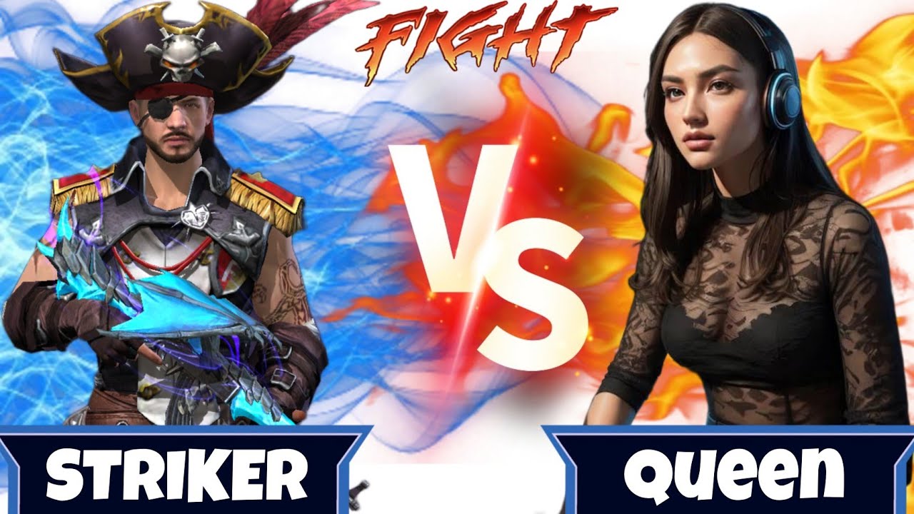FF QUEEN VS THE STRIKER | FREE FIRE | THE STRIKER FF - YouTube