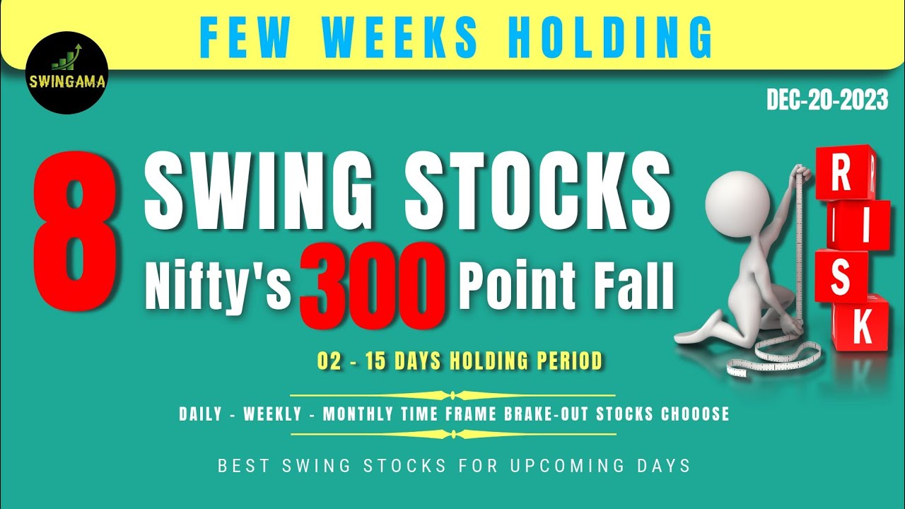 Nifty Falls 500 Points | Loss Book 8 Swing Stocks | #swigama - YouTube