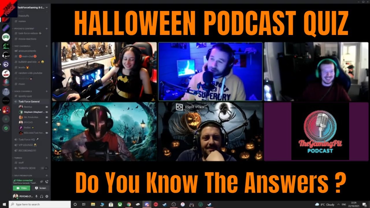 Podcast Highlights - The Great HALLOWEEN QUIZ Of 2021 (Come & Play ...
