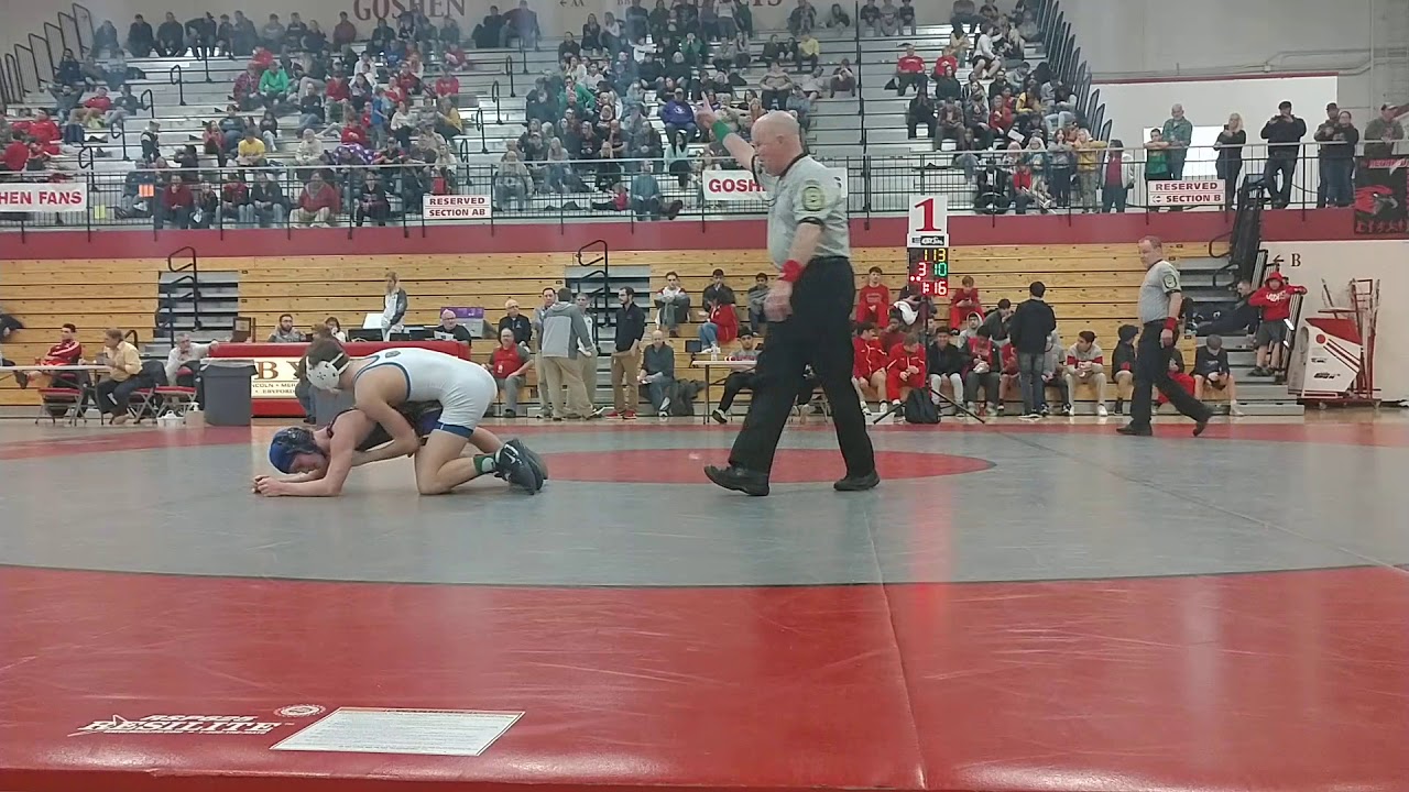 Aidan Sprague wins Regionals by TF 21-6 over Isaiah McCue (Angola ...