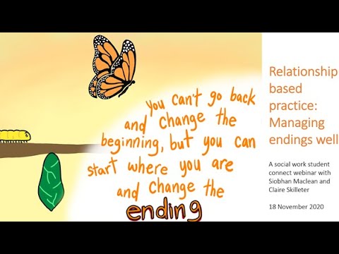 Relationship-based practice: Managing endings well. (Webinar 24) - YouTube