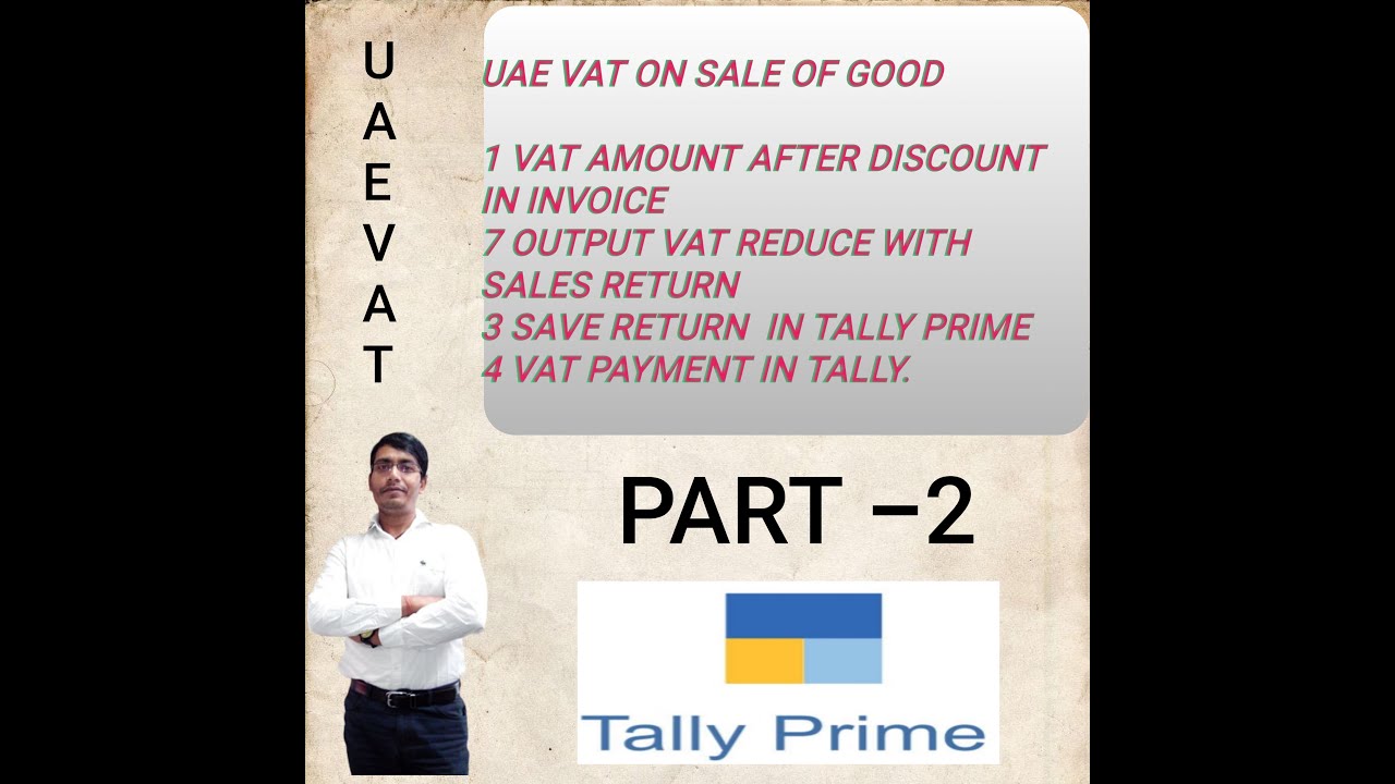 UAE DUBAI VAT IN TALLY PRIME | GCC VAT | VAT KI ACCOUNTING TALLY ME ...