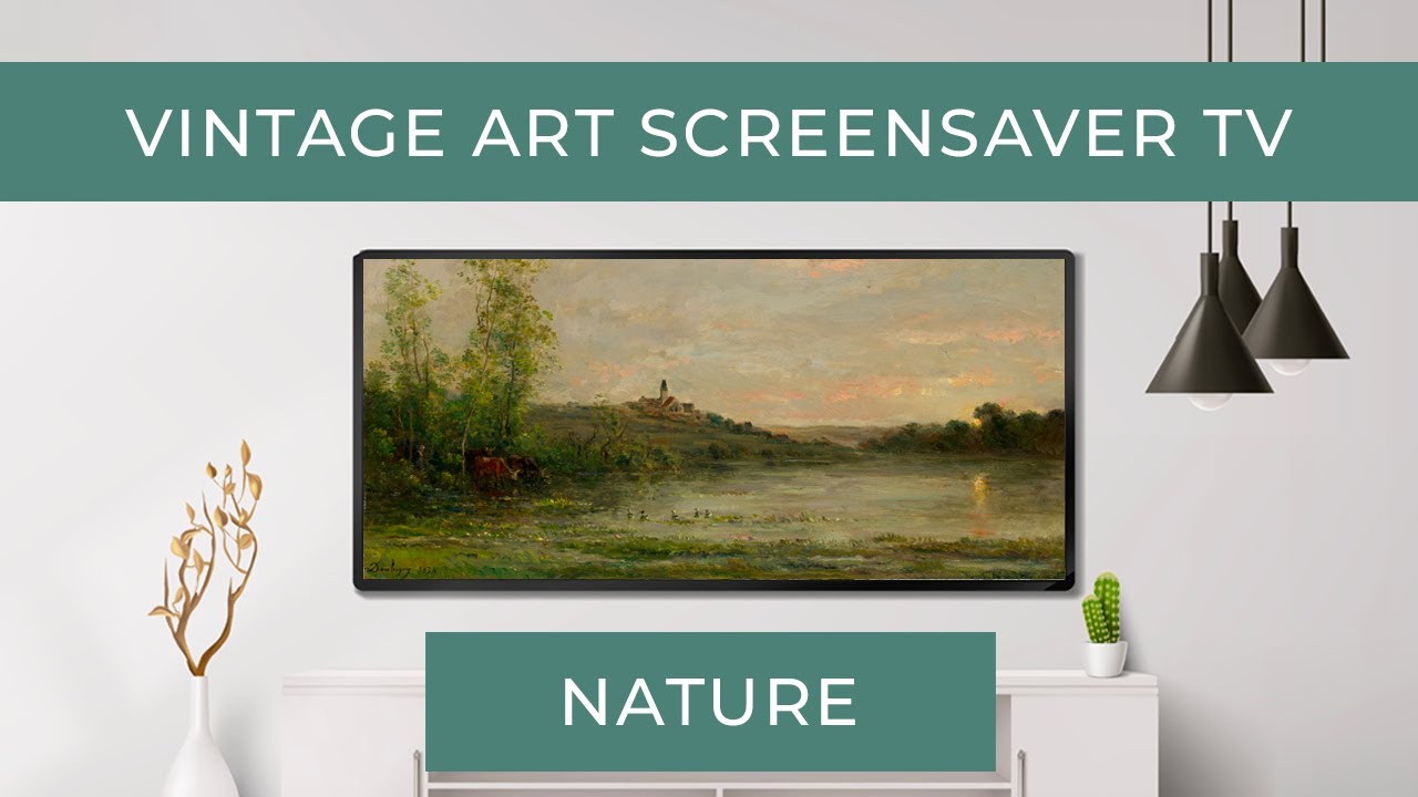 4K NATURE | TV Screensaver | Vintage Art Slideshow | Visual Experience ...