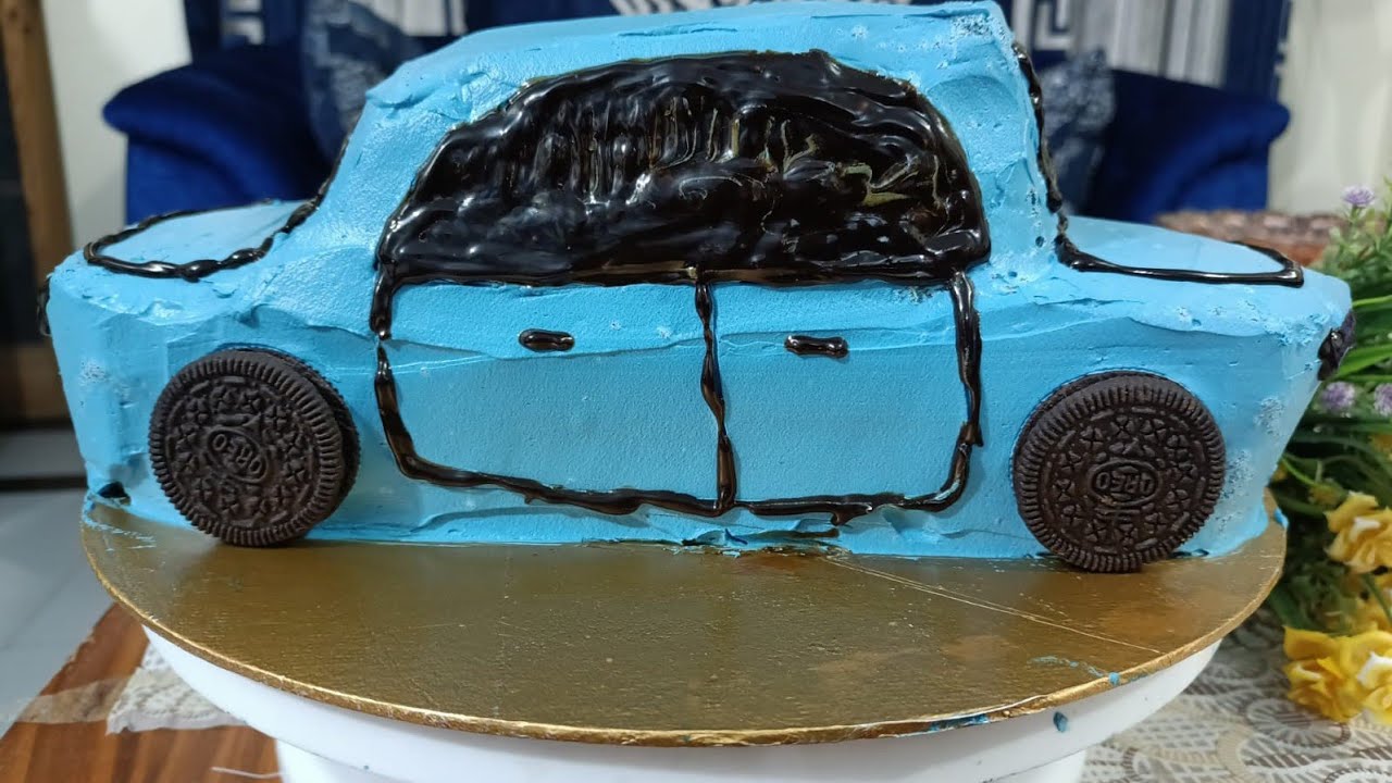 Car Cake Recipe by Kaiish Cuisine - YouTube