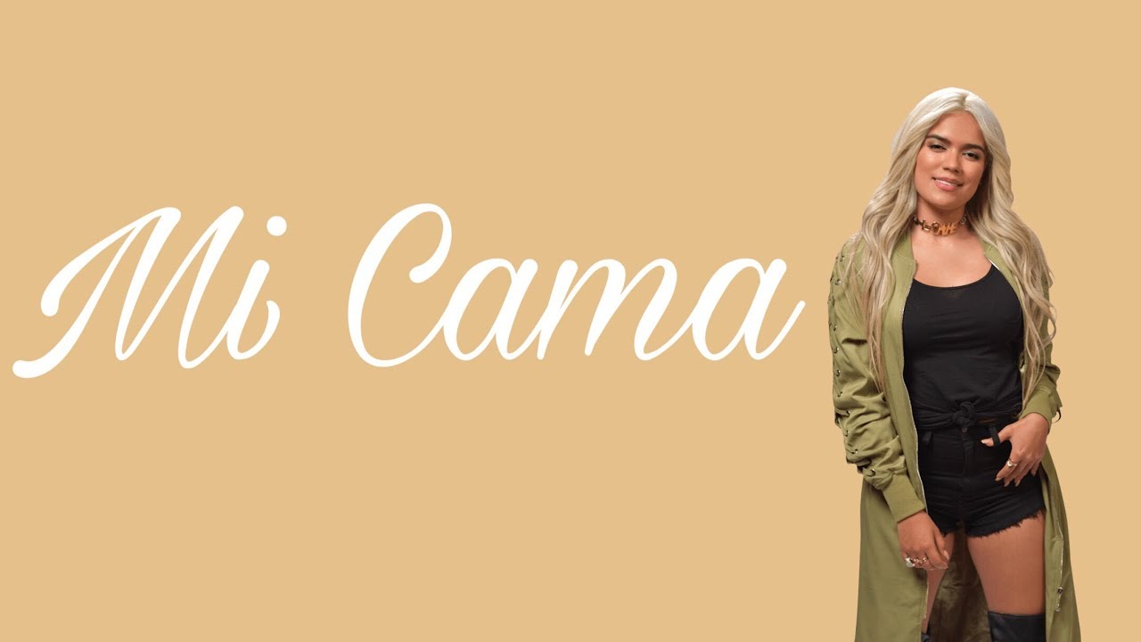 Mi Cama - Karol G (official lyrics video) (letra) english subtitles ...