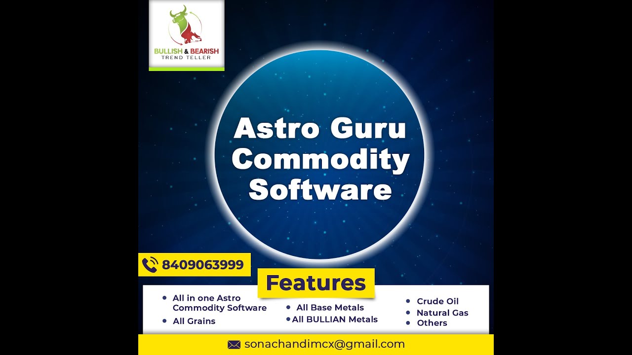 Astro Guru Commodity Software, MCX Future trading Software By SkAnil ...