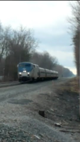 Amtrak 88 MPH Morris Rd Schenectady, NY - YouTube