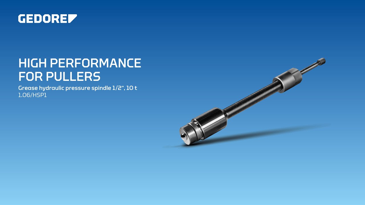 Power multiplier for pulling work: Grease hydraulic pressure spindle 1. ...
