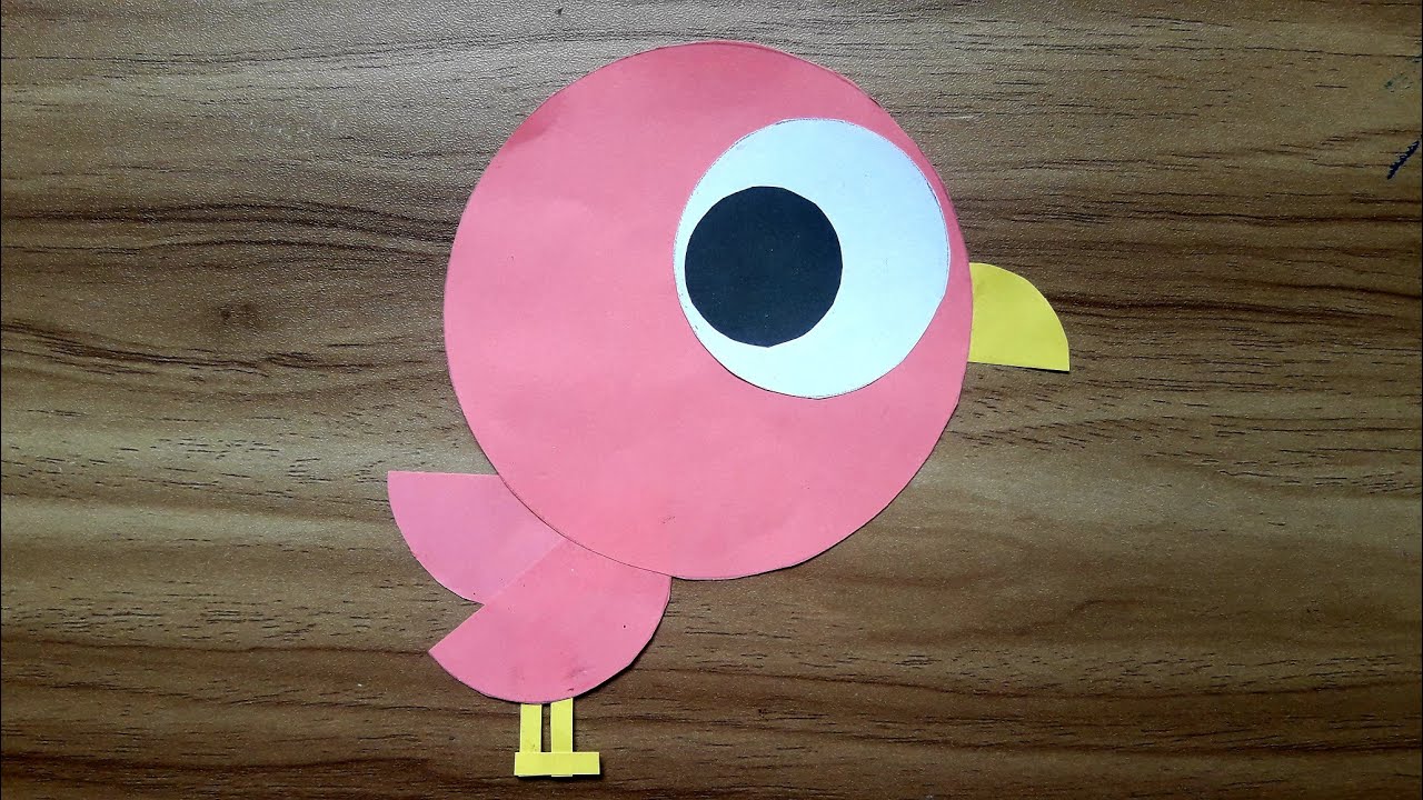 How to make Paper Bird | Cute Paper Bird - YouTube