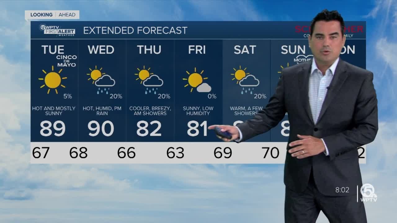 Latest Weather Forecast 6 p.m. Tuesday - YouTube