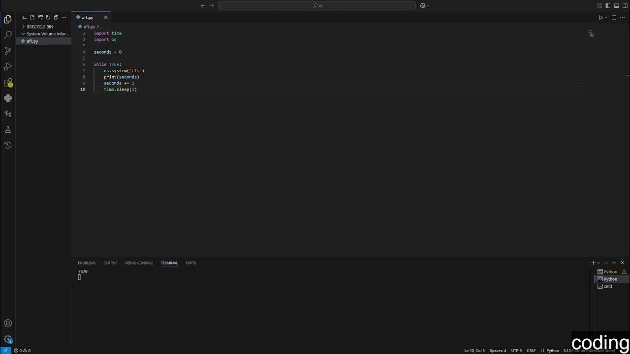 make a code with your idea (python) - YouTube
