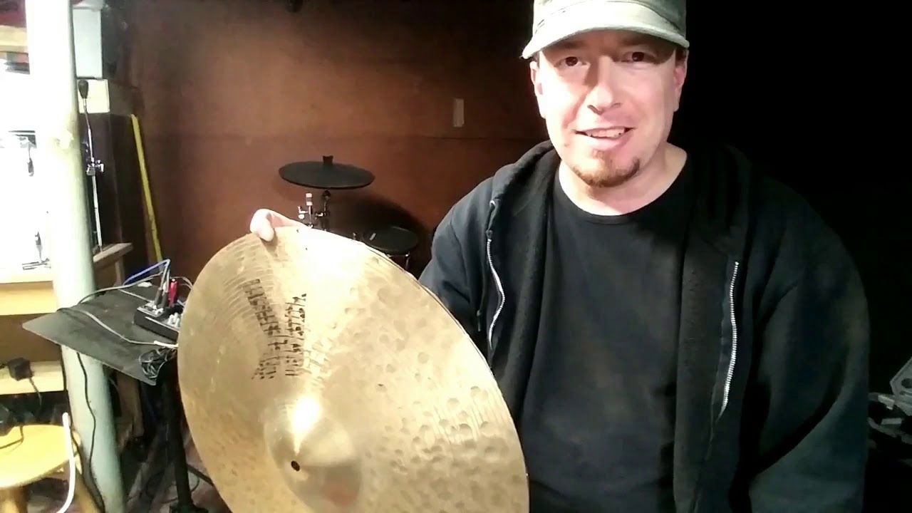 RESIZING a Ride Cymbal! It actually turned out OK! - YouTube