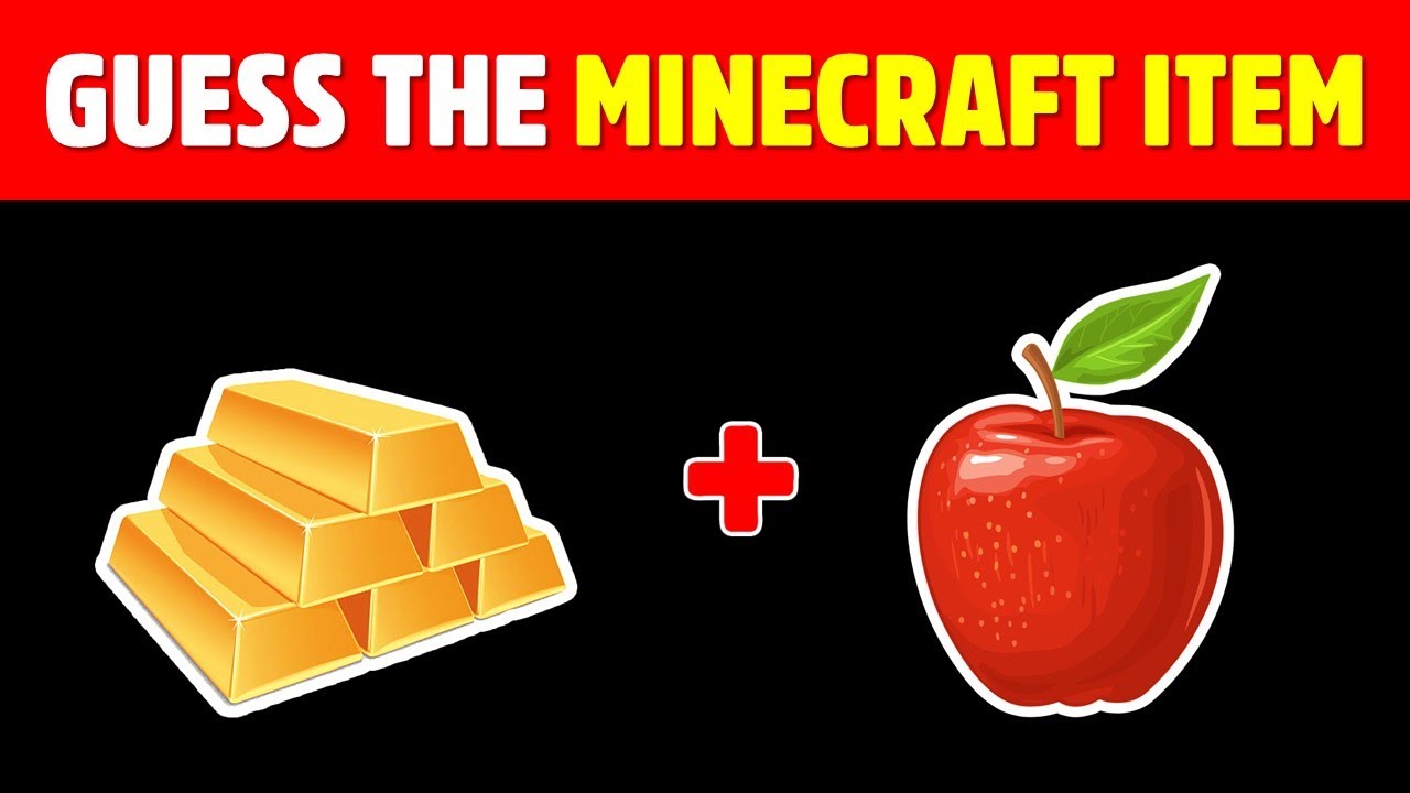 Guess Minecraft Item By Emoji Challenge l Guess Minecraft Mobs by Emoji ...