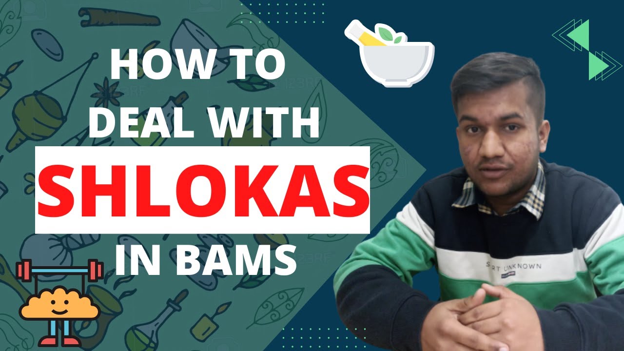 How to DEAL with SHLOKAS in BAMS 🤔💯| Is it important to learn Shlokas ...