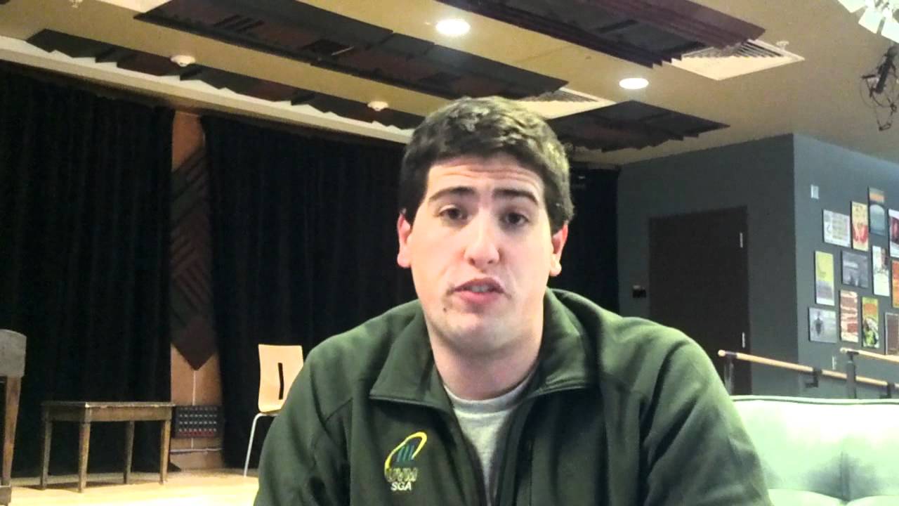 UVM SGA President Golfarini Weekly Address 1/31/12 - YouTube