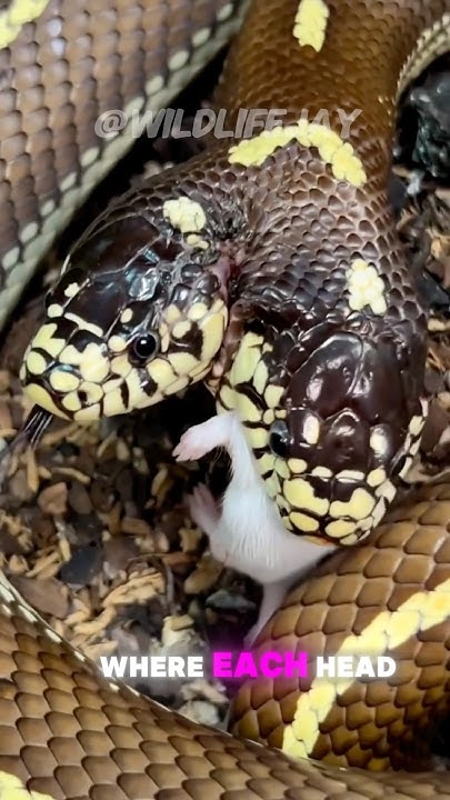 Why Two Headed Snakes Face Impossible Challenges #facts #animals - YouTube