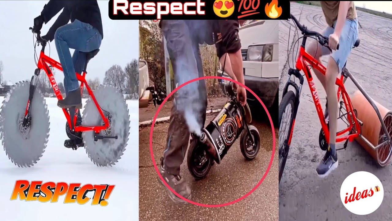 The world's smallest bicycle🤣🙀||Respect 😍💯🔥💯|| Amazing moments🙀🙀||@MD ...
