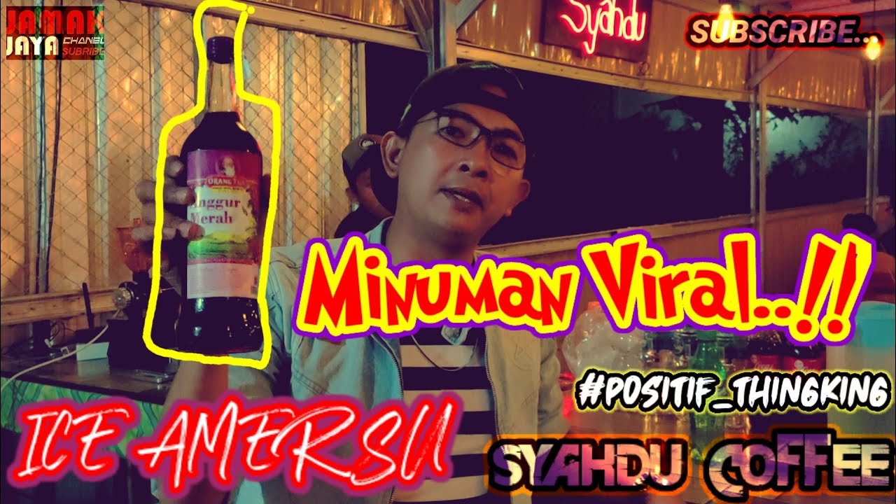 Minuman Yang Lagi Viral AMER SUSU ( Anggur Merah Campur Susu ). - YouTube