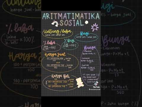 Rumus rumus aritmatika Sosial - YouTube