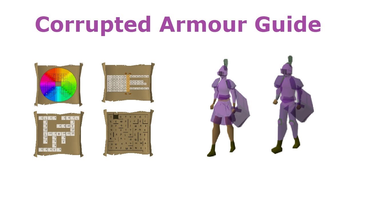 OSRS Corrupted Armour Guide | Christmas Corrupt Cluefest | Fashionscape | Quick - YouTube