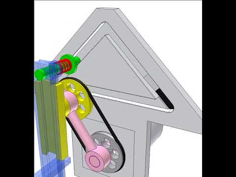 Belt linear translating motion - YouTube