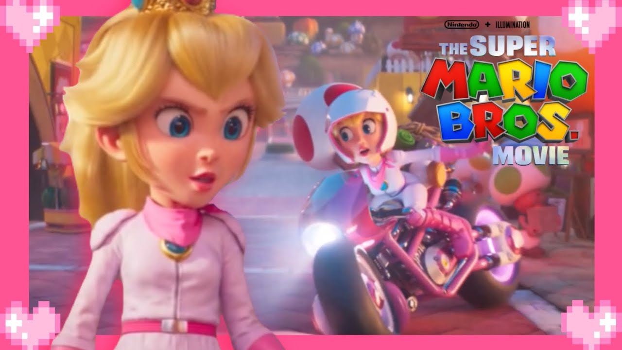💗 Super Mario Bros. Movie - Biker Peach Moments 💗 - YouTube