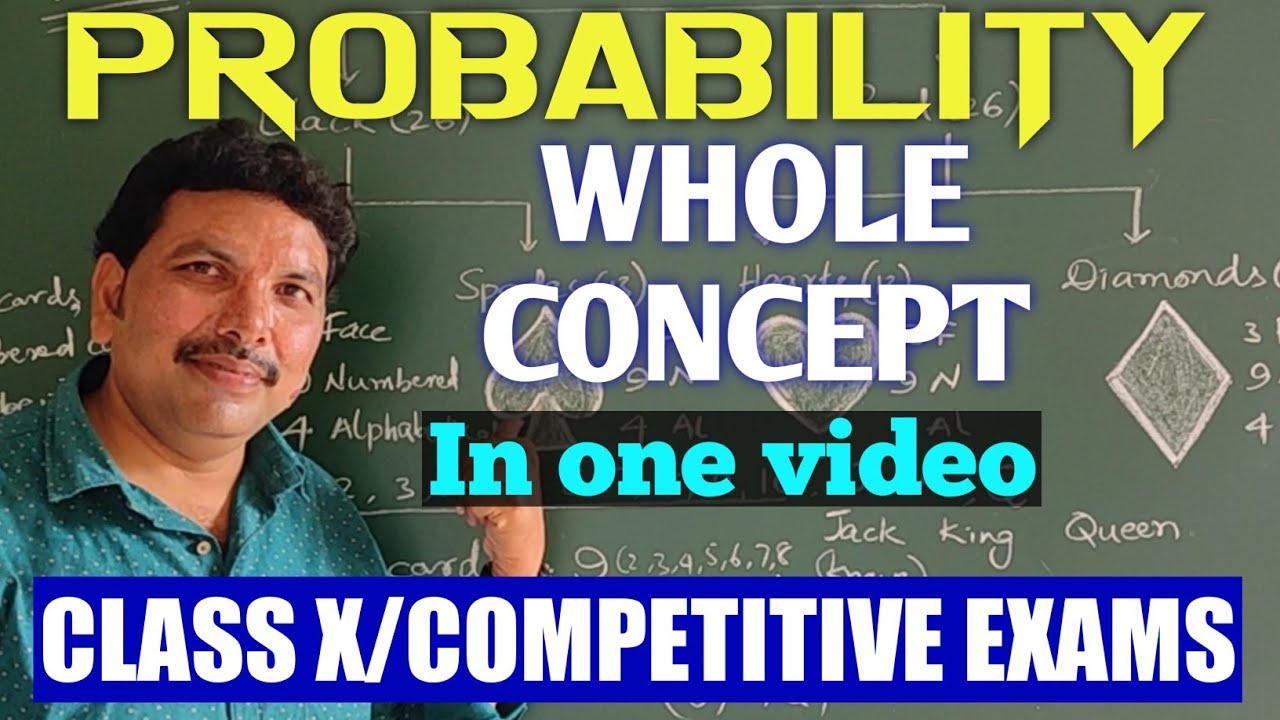PROBABILITY CONCEPT IN ONE VIDEO - YouTube
