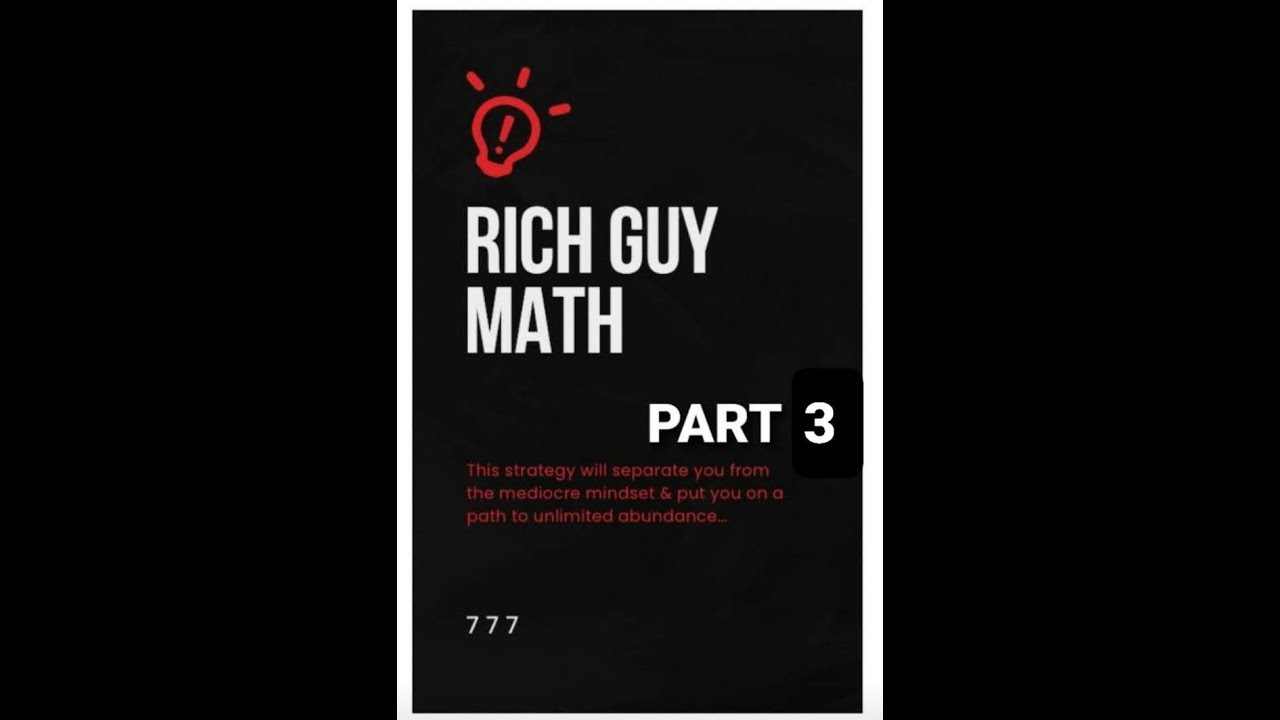 RICH GUY MATH PART 3 - YouTube