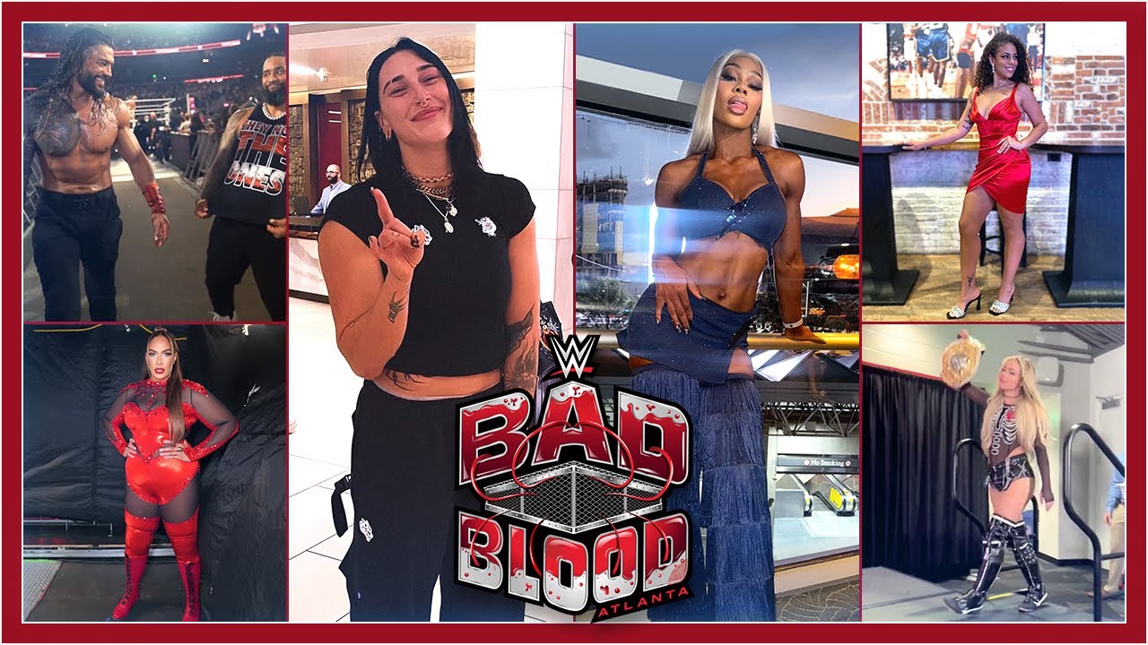 Behind WWE BAD BLOOD | WWE Superstars Behind the Scenes (Rhea Ripley ...