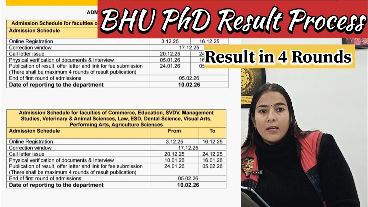 Bhu PhD Result declared ll BHU PhD second round result #bhuphd # ...
