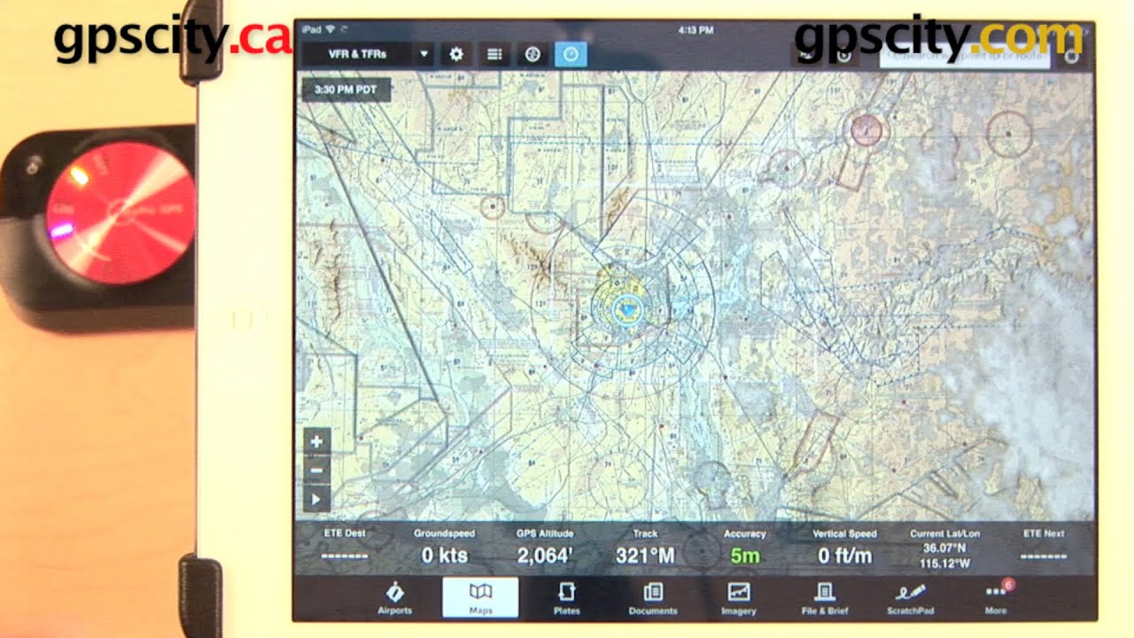 Dual XGPS160 GPS Receiver: Available Apps with GPS City - YouTube