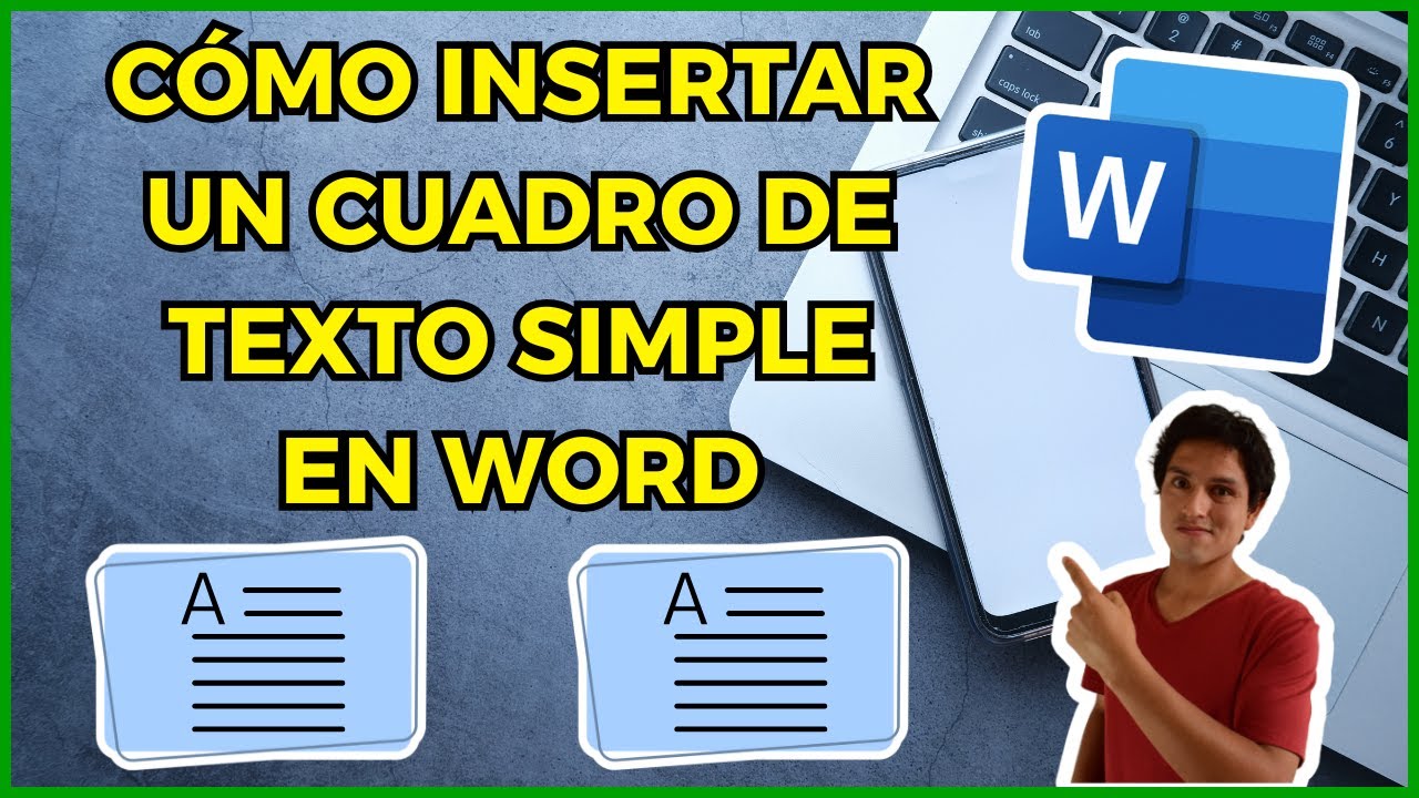 Cómo Insertar Un Cuadro de Texto Simple en Word💻#word #office - YouTube