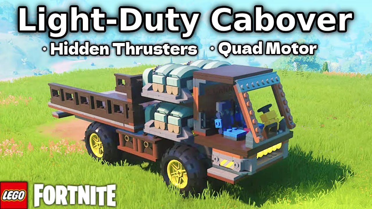 Tutorial - Light Cabover Truck | LEGO Fortnite - YouTube