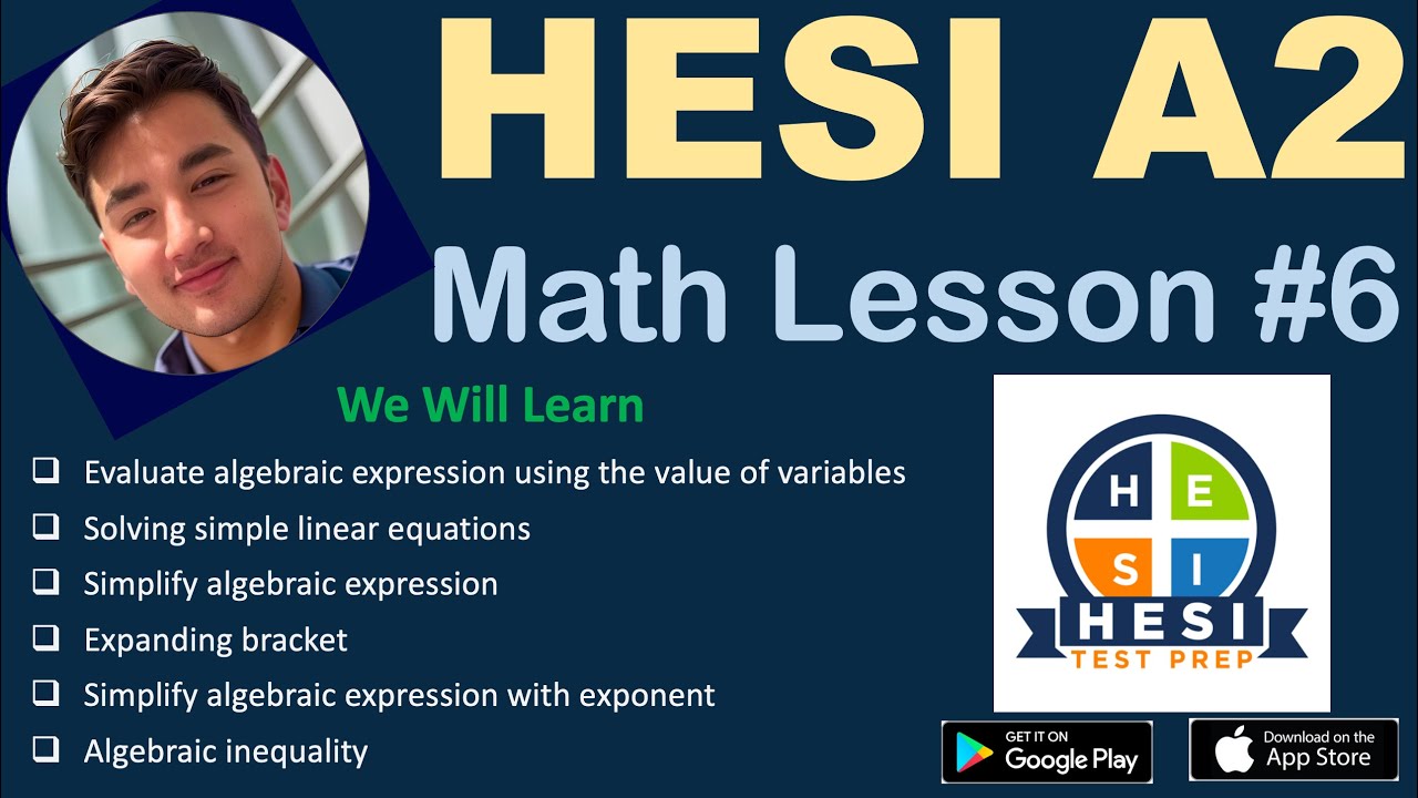 HESI A2 Math Practice Series Lesson # 6 - YouTube
