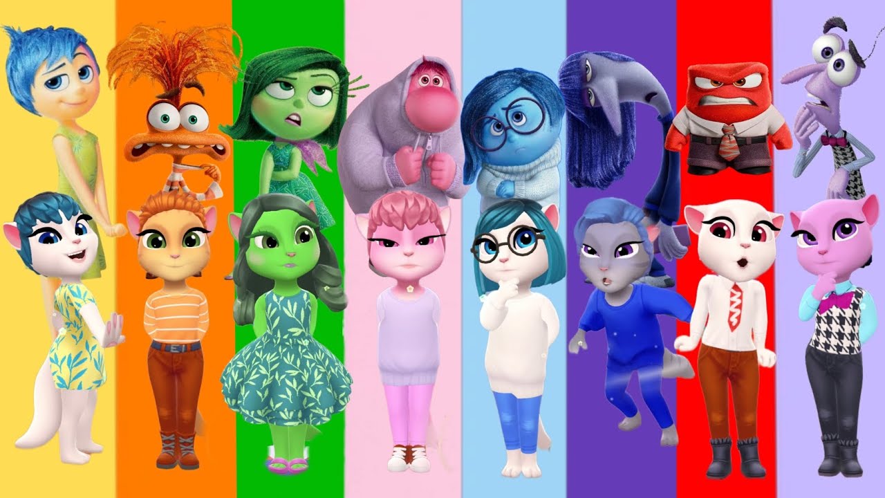 Inside Out 2 Some Character Makeover By My Talking Angela 2 Cosplay ...