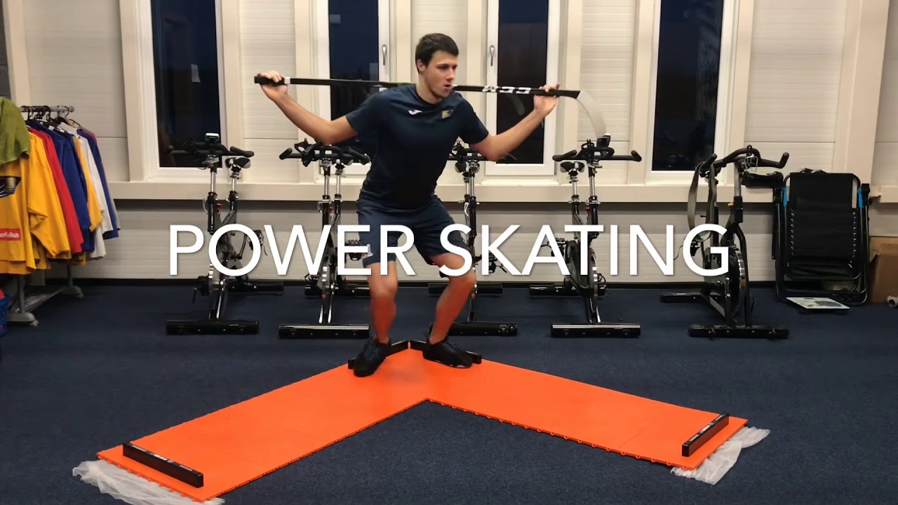 Slide Board Power Skating! - YouTube