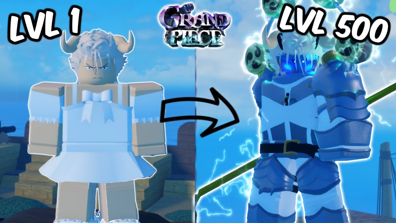 GPO: Noob to Pro! Level 1 - 500 in a SINGLE Day! | Grand Piece Online ...