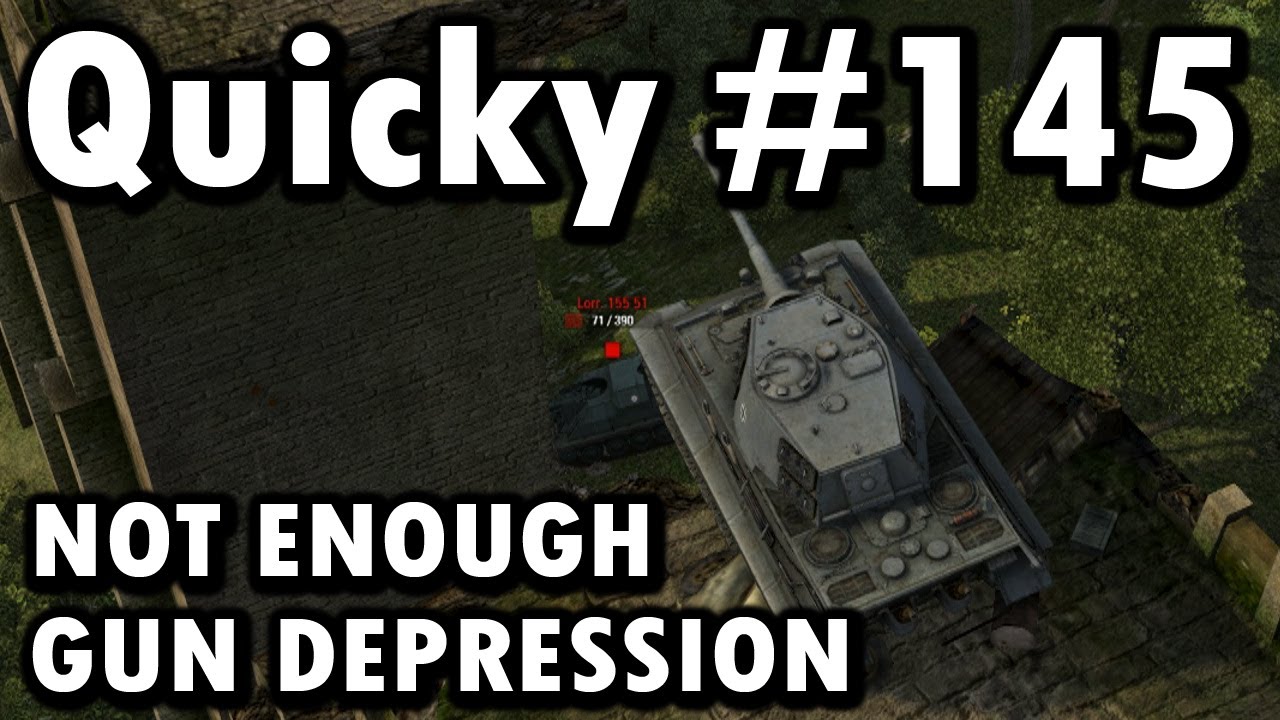WoT Tips - A Quicky #145 - Not Enough Gun Depression - YouTube