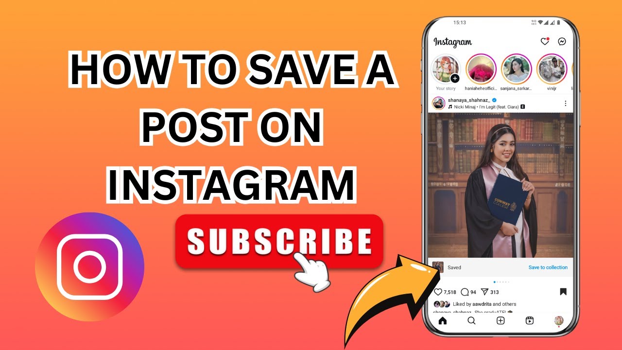 How to Save a Post on Instagram - YouTube